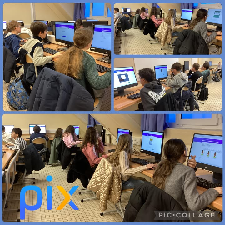Pix 6e Les eleves de 6e ont termine leur parcours...